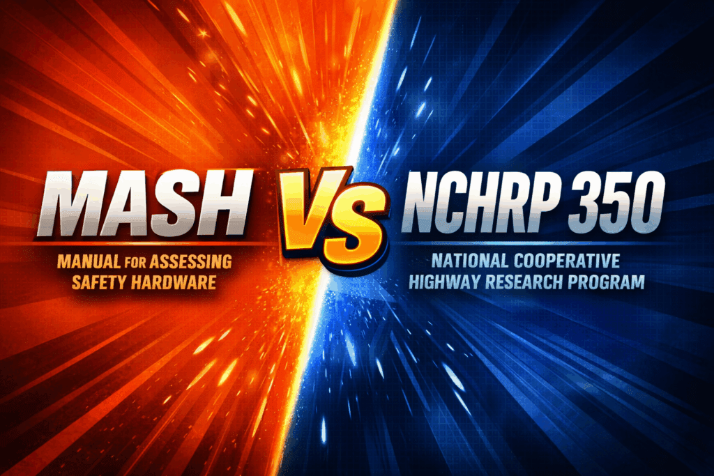 MASH vs NCHRP 350 explained - Traffic Safety Resource Center
