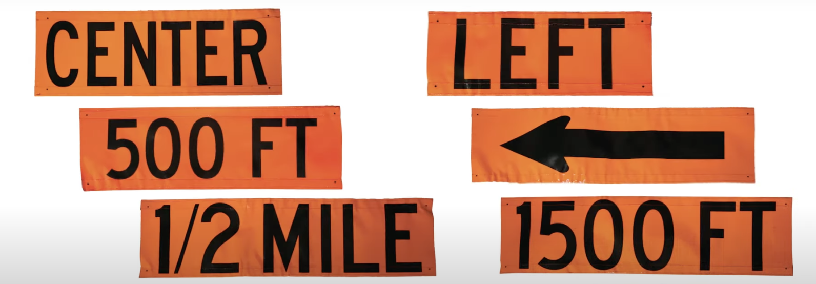 Changeable Message Roll-up Construction Signs - Traffic Safety Resource ...