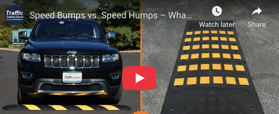 How to Choose a Speed Bump vs a Speed Hump - Traffic Safety Resource Center