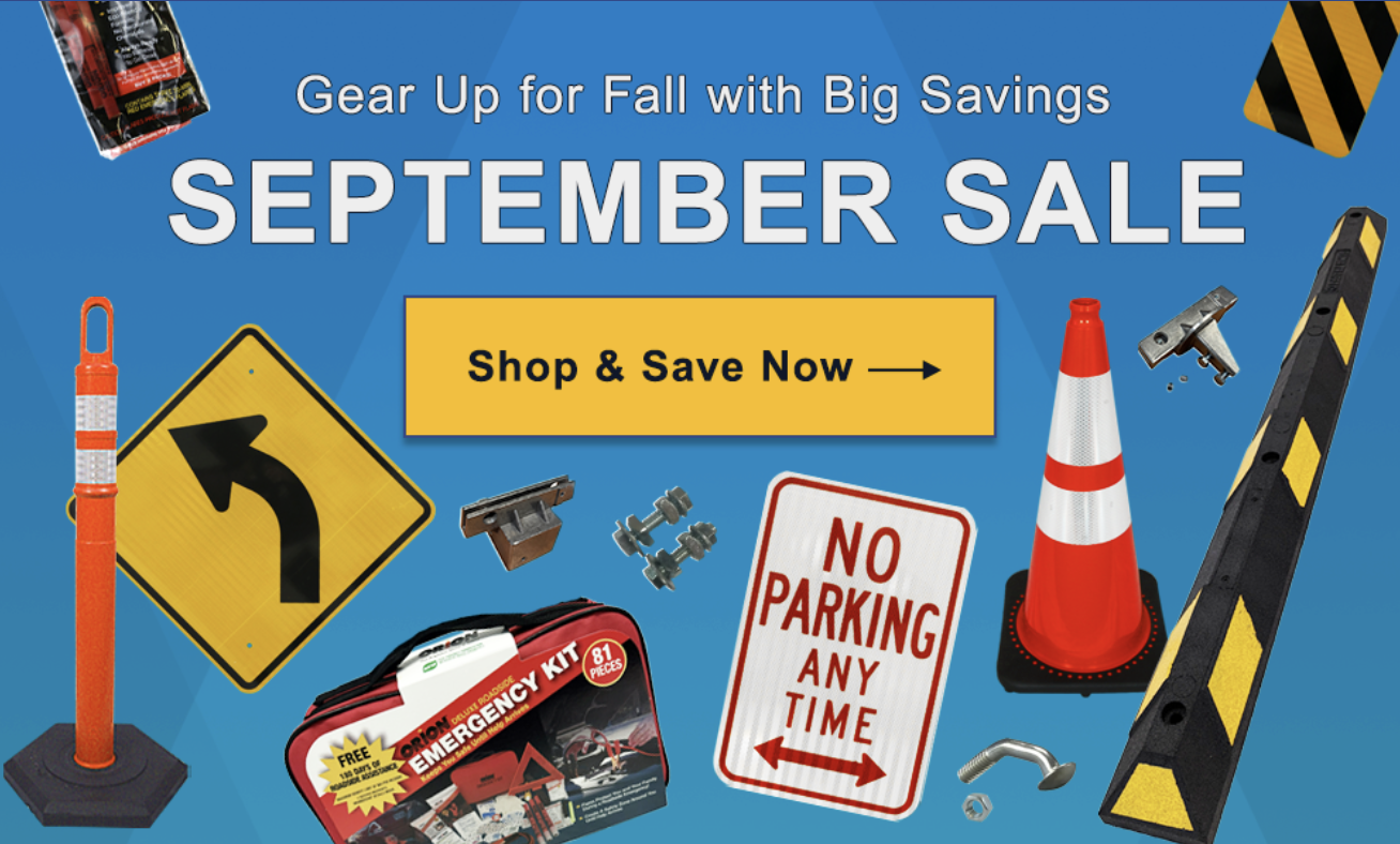 Save Big with our September Sale! - Traffic Safety Resource Center