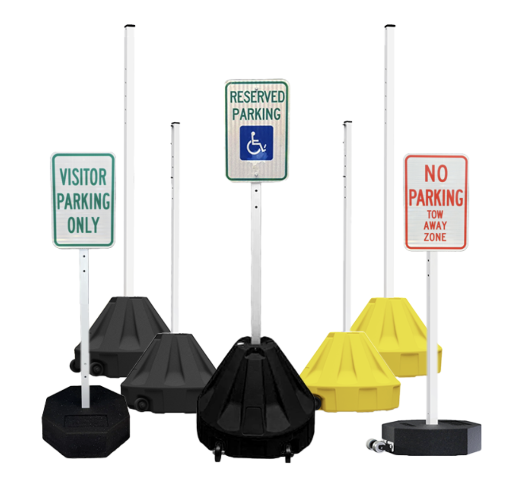 Product Spotlight: Portable Curbside & Parking Lot Sign Stands ...