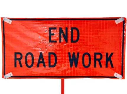 Product Spotlight: End Road Work Roll Up Sign - Traffic Safety Resource ...