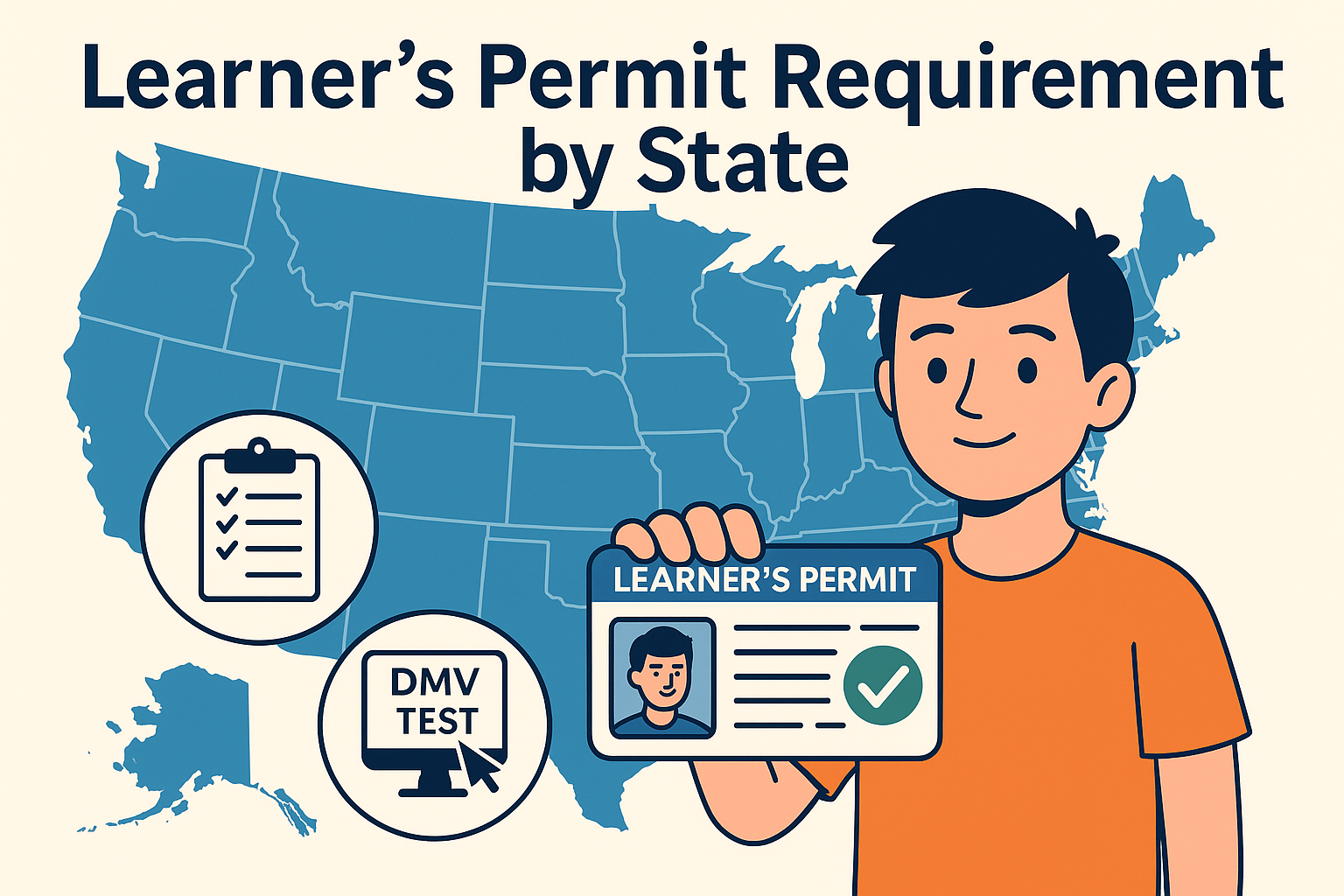 Learner's Permit Requirements by State: 2025 Age Guide & DMV Links ...