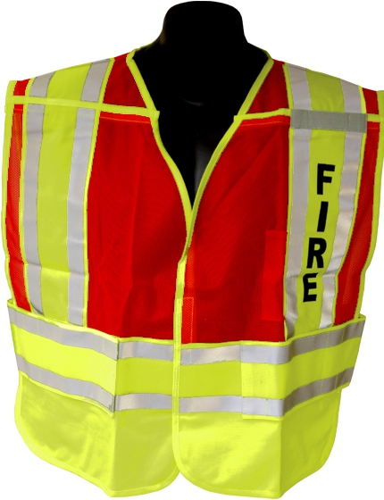 5-Point 'Break Away' Safety Vest - FIRE | Traffic Safety Store