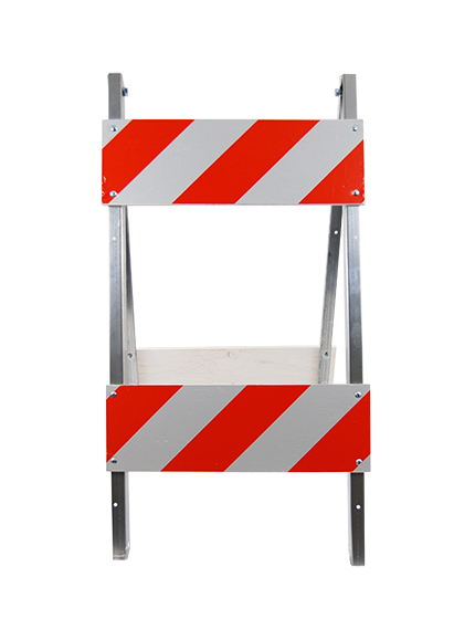 Economy Wood and Steel Folding Barricade | Traffic Safety Store