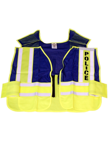 5-Point 'Break Away' Safety Vest - POLICE | Traffic Safety Store