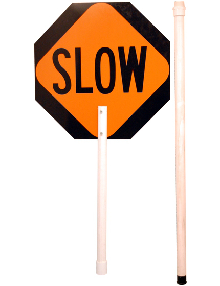 24" STOP/SLOW Paddles | Traffic Safety Store