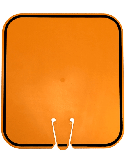 Clip-On-Sign for Traffic Cones & Tubes | Traffic Safety Store